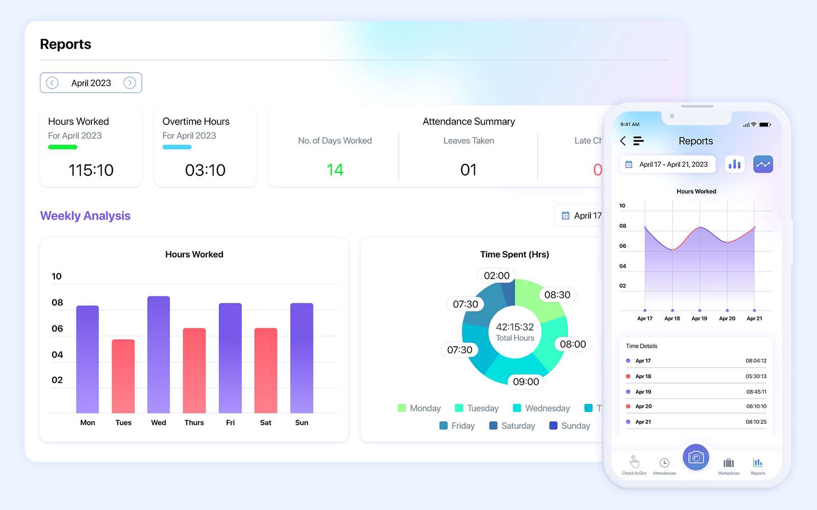Attendance Management Software with Location & Biometric Features
